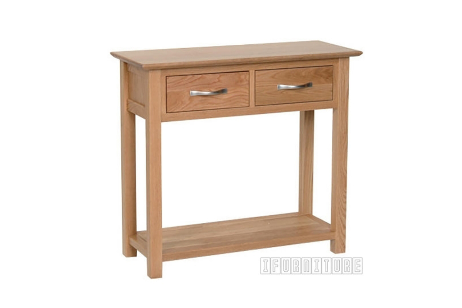 NEWLAND 2-Drawer Solid Oak Console Table-iFurniture-The largest ...
