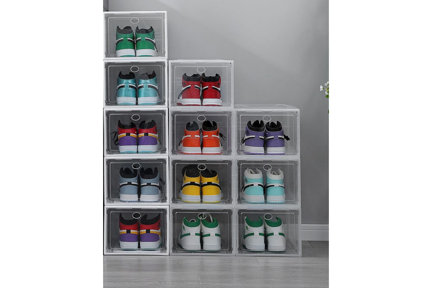 MONOLA Hard Shell Large Size Stackable Shoe Storage Box-iFurniture-The ...