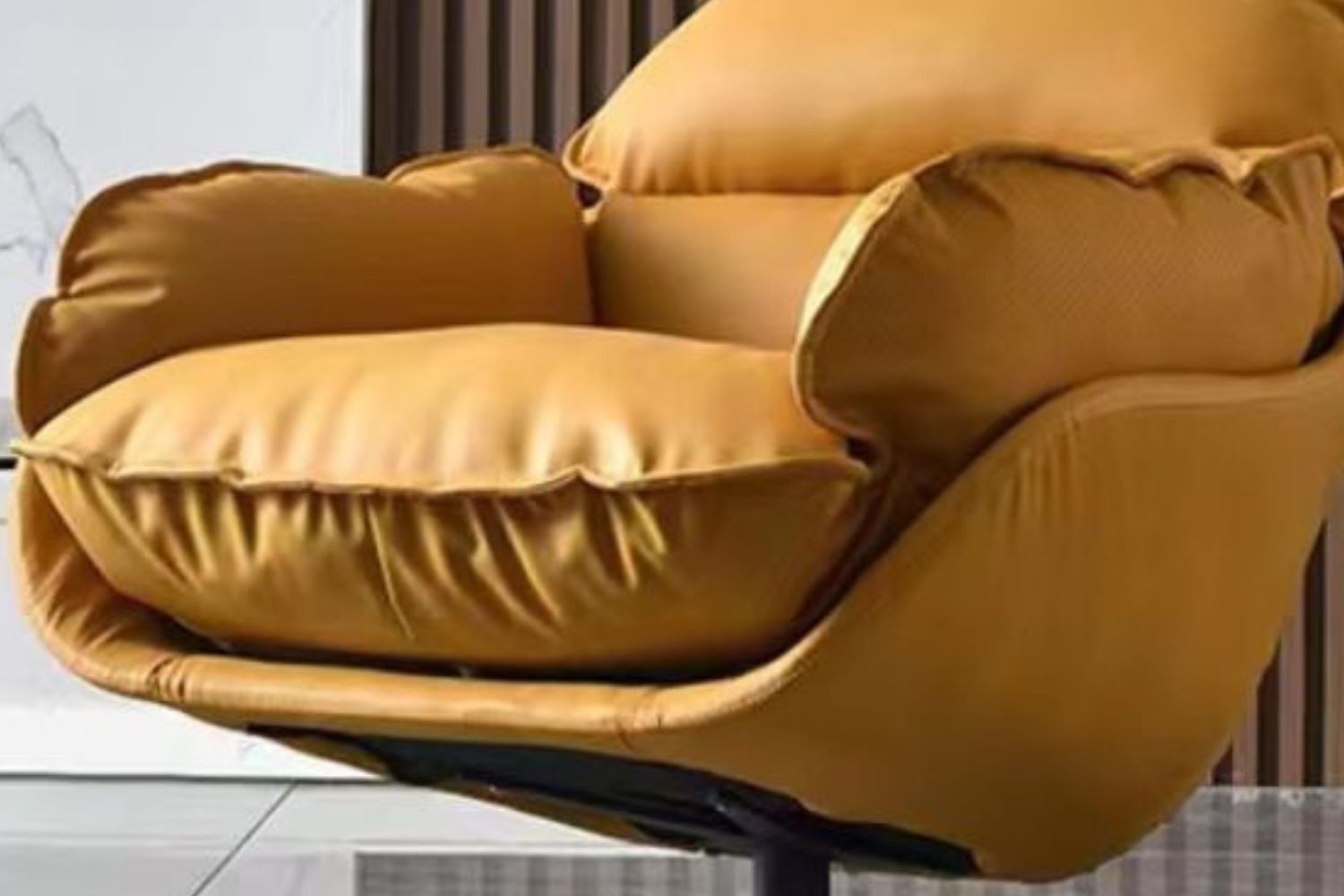 EAMER 360° Swivel Lounge Chair (Yellow)-iFurniture-The largest ...