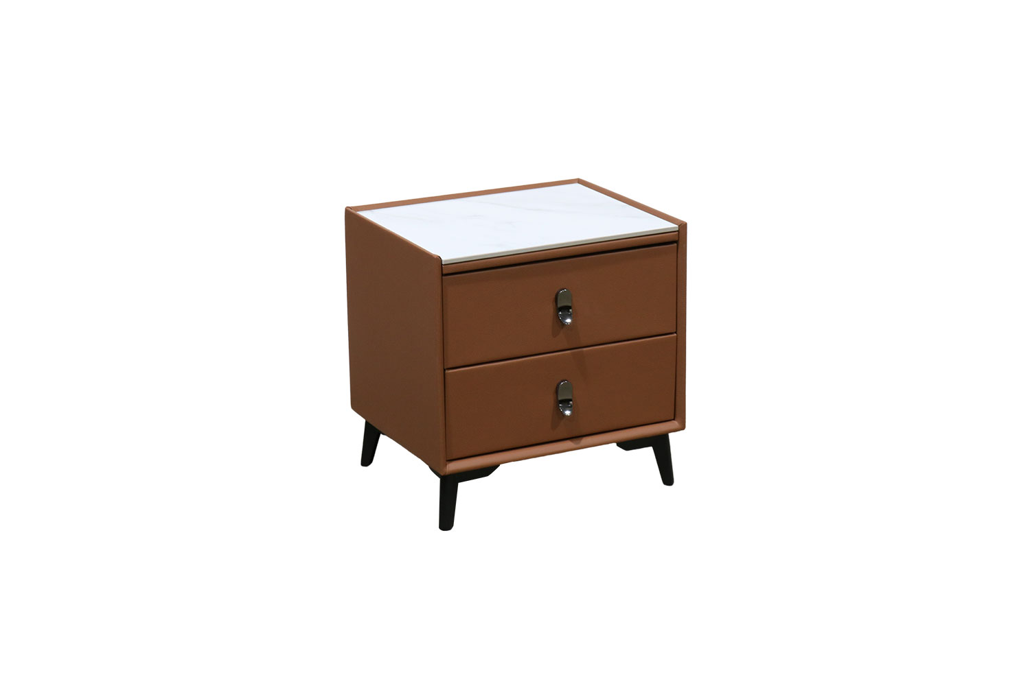 CUBA 2-Drawer Bedside Table (Brown)-iFurniture-The largest furniture ...