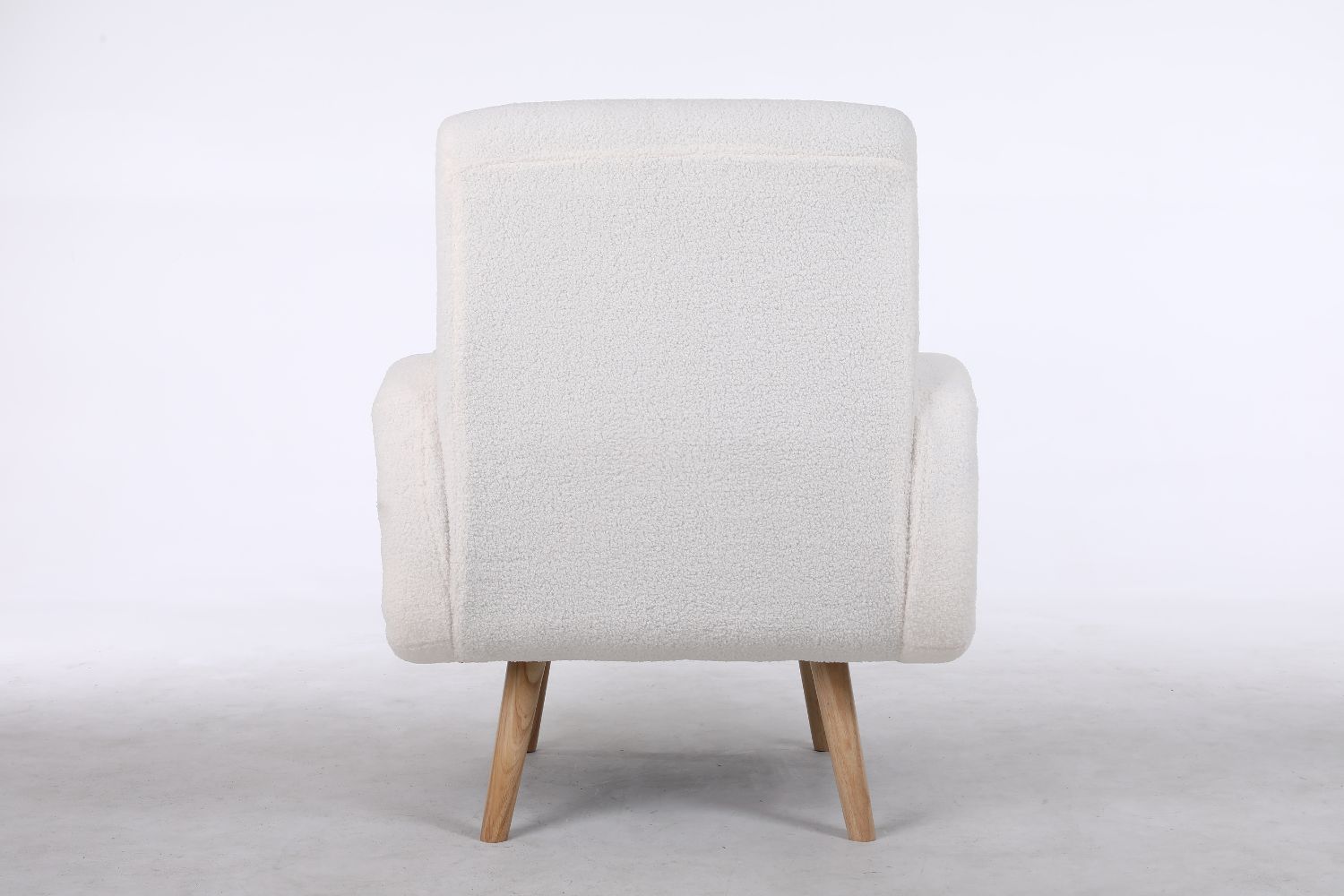 CLOUDTOP Velvet Lounge Chair (White)-iFurniture-The largest furniture ...