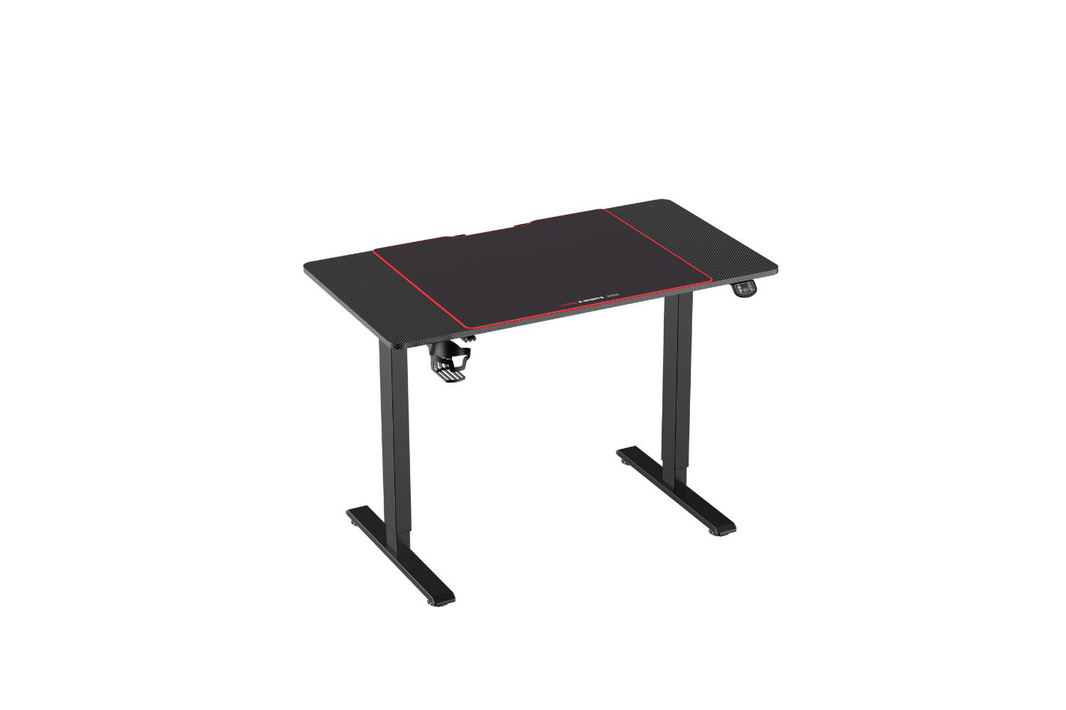 MATRIX Electric Height Adjustable Straight Desk with Jumbo Mousepad ...