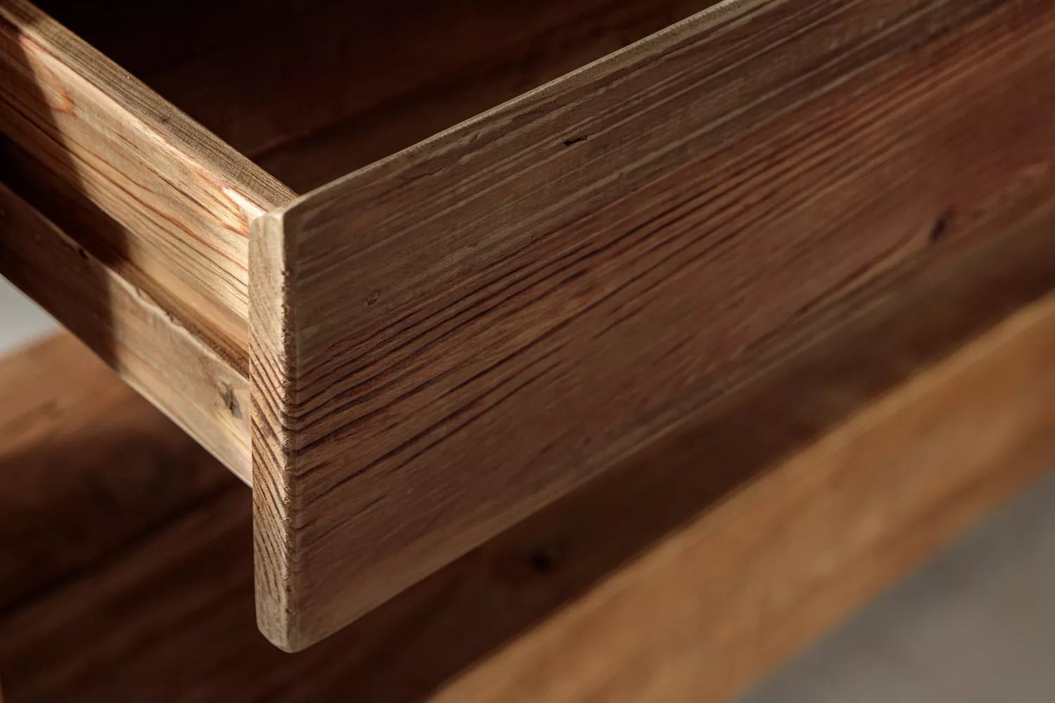 HOMER 100% Reclaimed Pine Wood Cuboid Console Table (55" x 30 ...