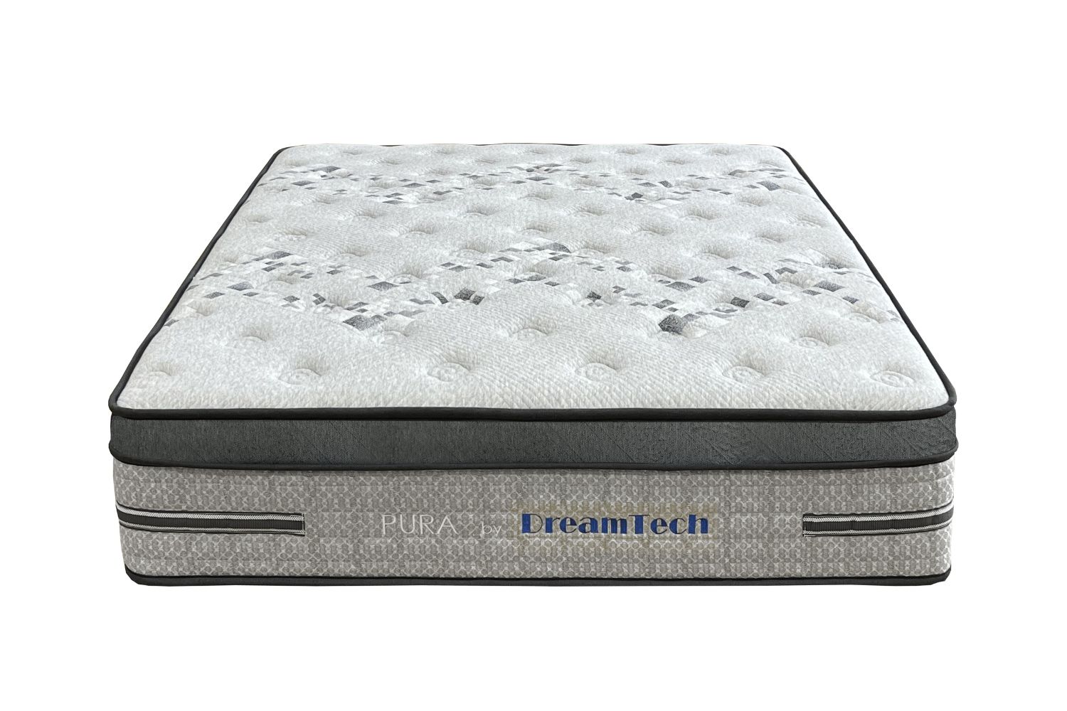 PURA Bamboo Charcoal Memory Foam Pocket Spring Mattress in Double/Queen ...