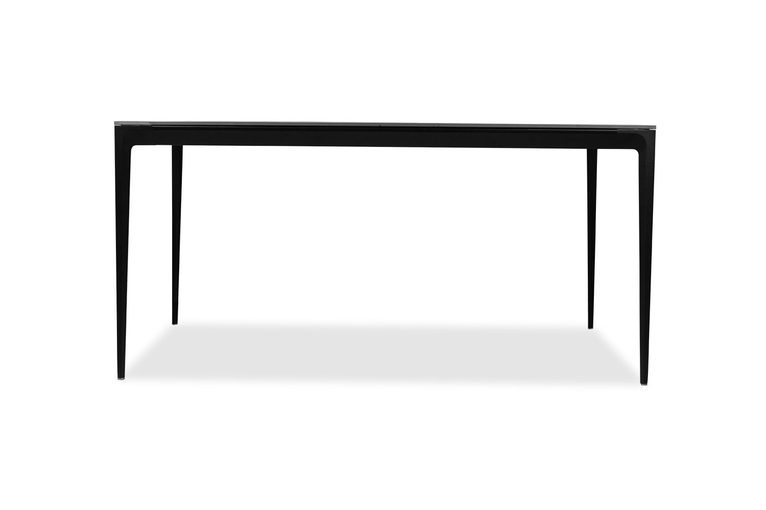 BRUTUS 59" Sintered Stone Top Aluminum Frame&Leg Dining Table (Dark ...