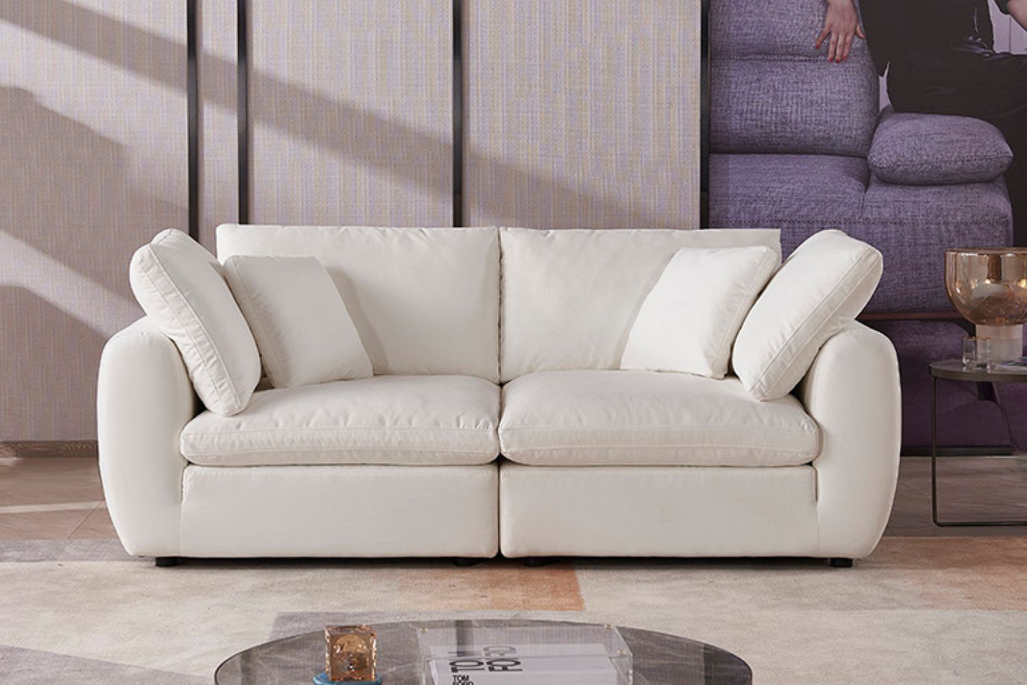 FAIRBANKS Goose Feather-Filled Modular Sofa Range-iFurniture-The ...