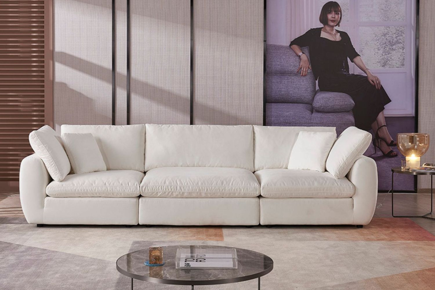 FAIRBANKS Goose Feather-Filled Modular Sofa Range-iFurniture-The ...
