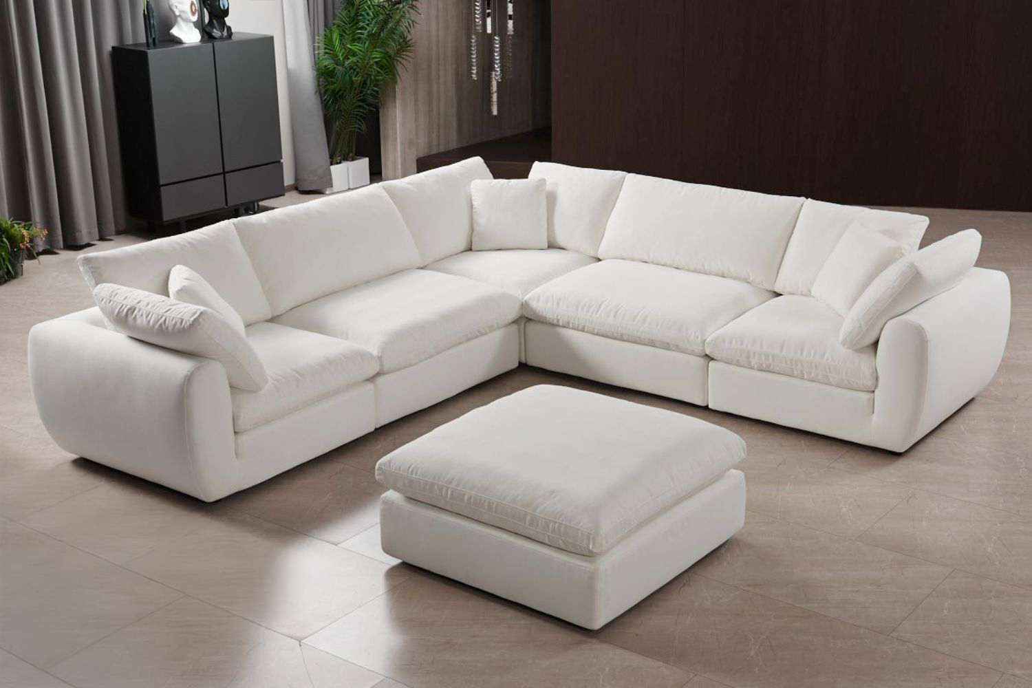 FAIRBANKS Goose Feather-Filled Modular Sofa Range-iFurniture-The ...