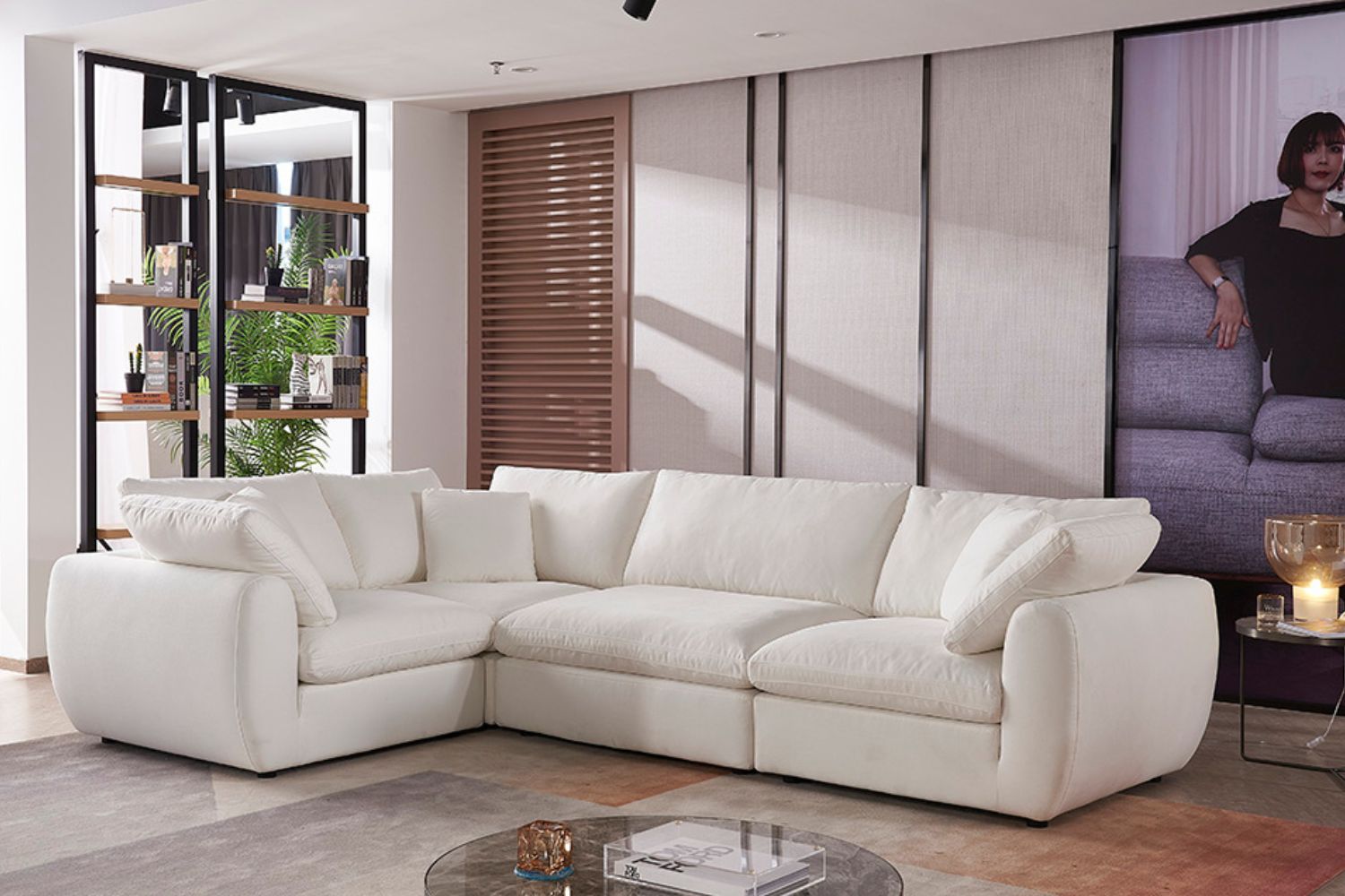 FAIRBANKS Goose Feather-Filled Modular Sofa Range-iFurniture-The ...