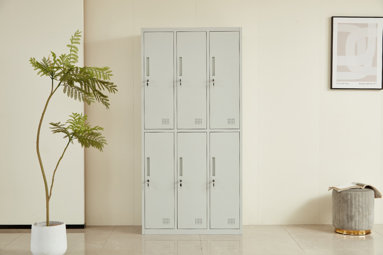SPARK 6 Doors Metal Locker with Mirrors-iFurniture-The largest ...
