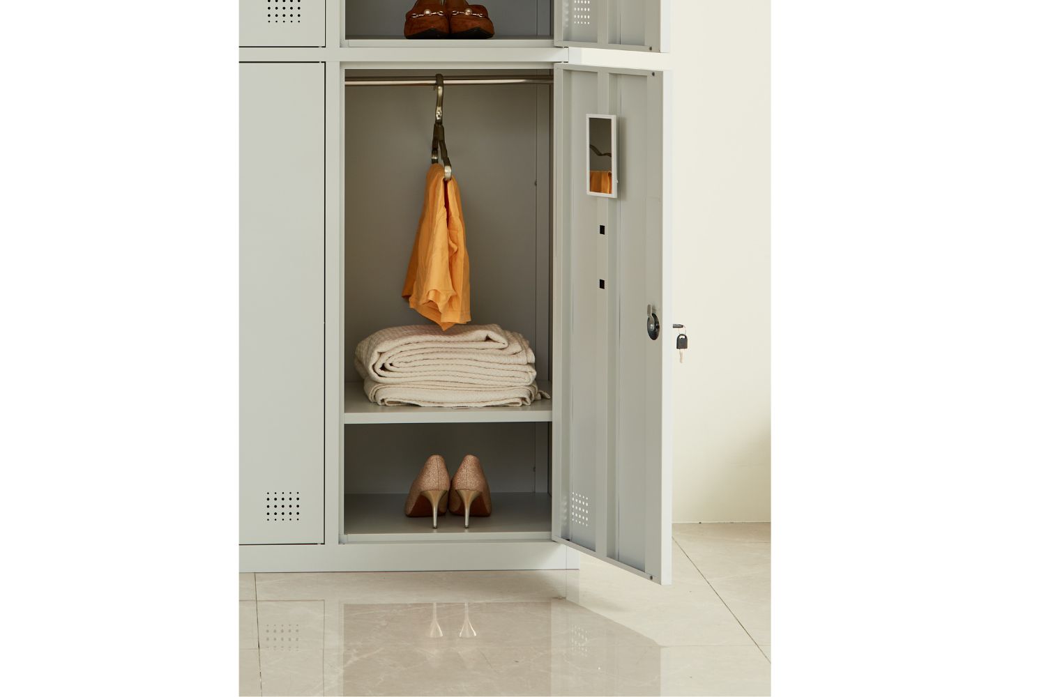 SPARK 4 Doors Metal Locker with Mirrors-iFurniture-The largest ...