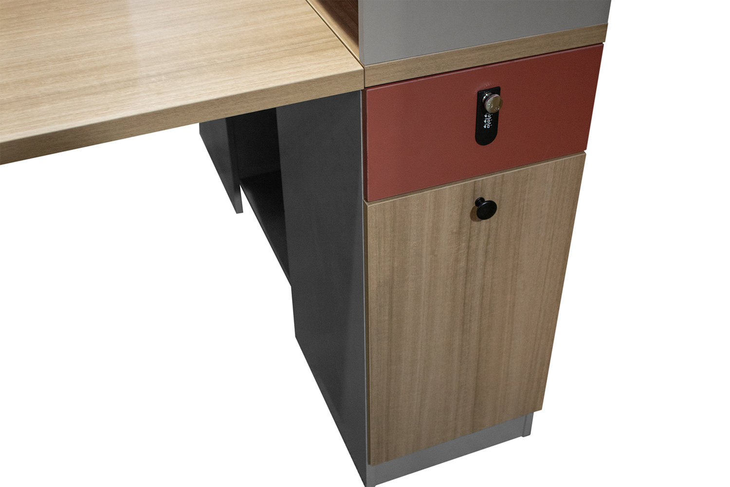 FOCUS Office System 2-Seater Desk with Cabinets-iFurniture-The largest ...