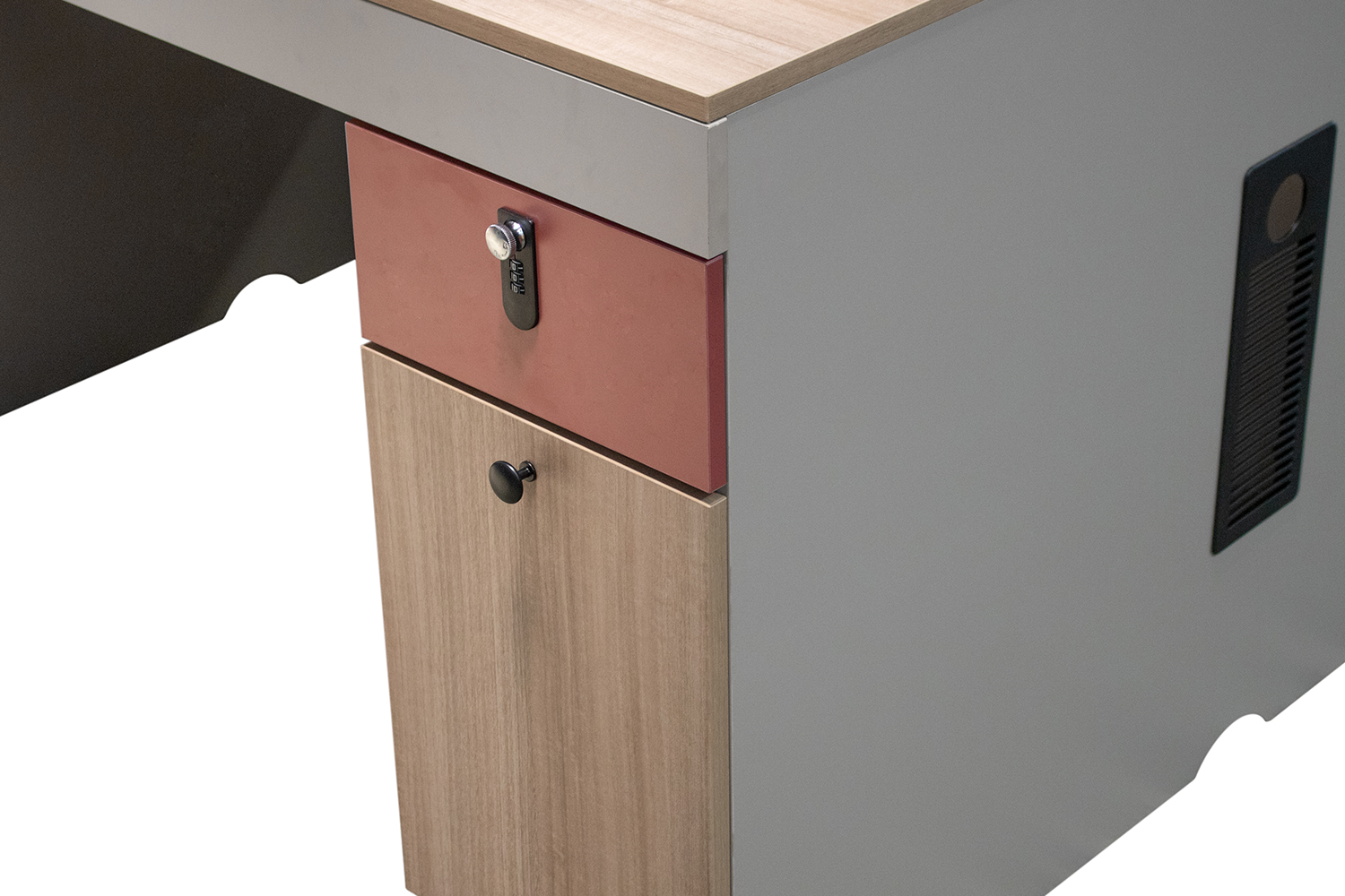 FOCUS Office System 4-Seater Desk with Cabinets-iFurniture-The largest ...