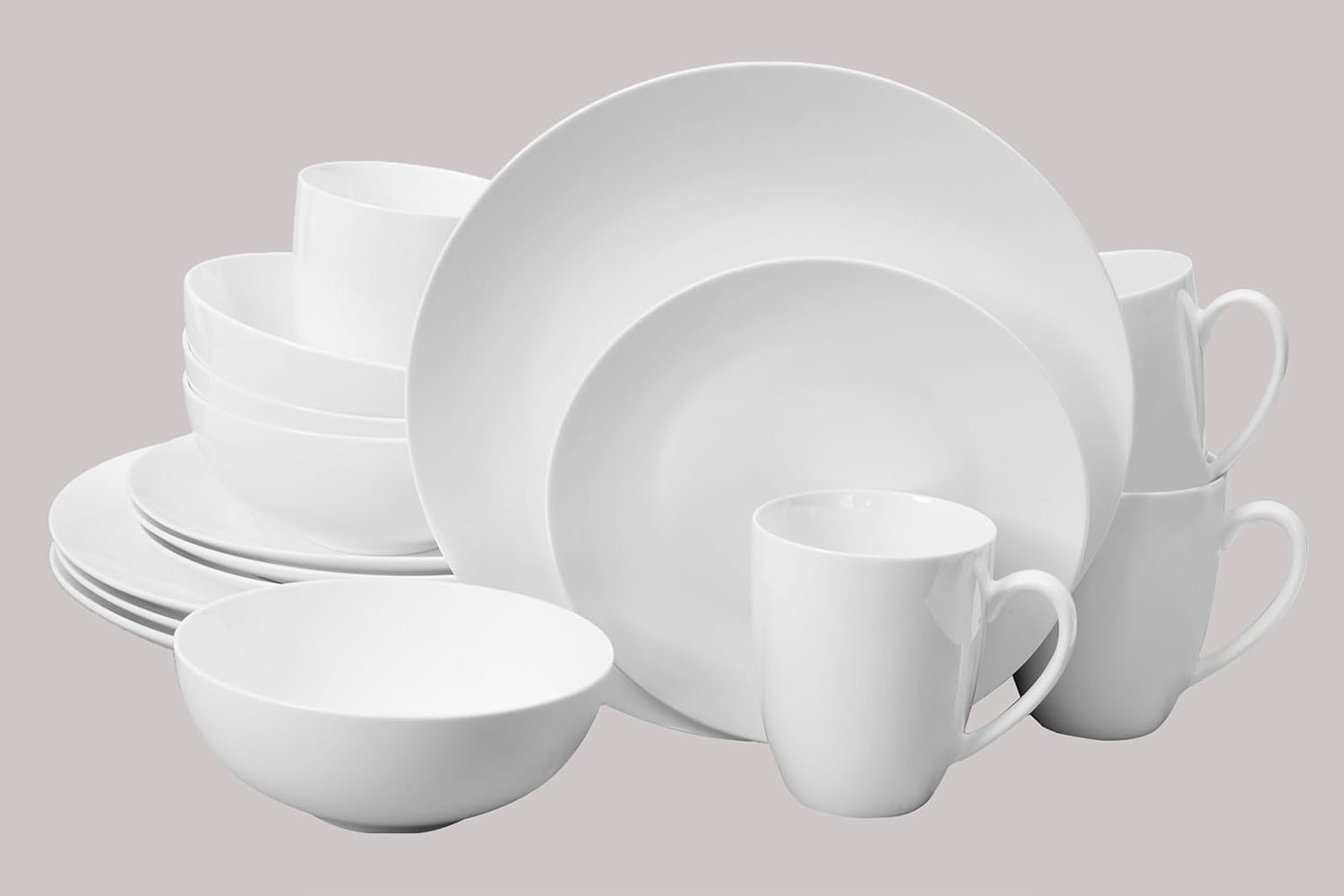 MILANO 16-Piece Fine Bone China Tableware Set - Service for 4 ...