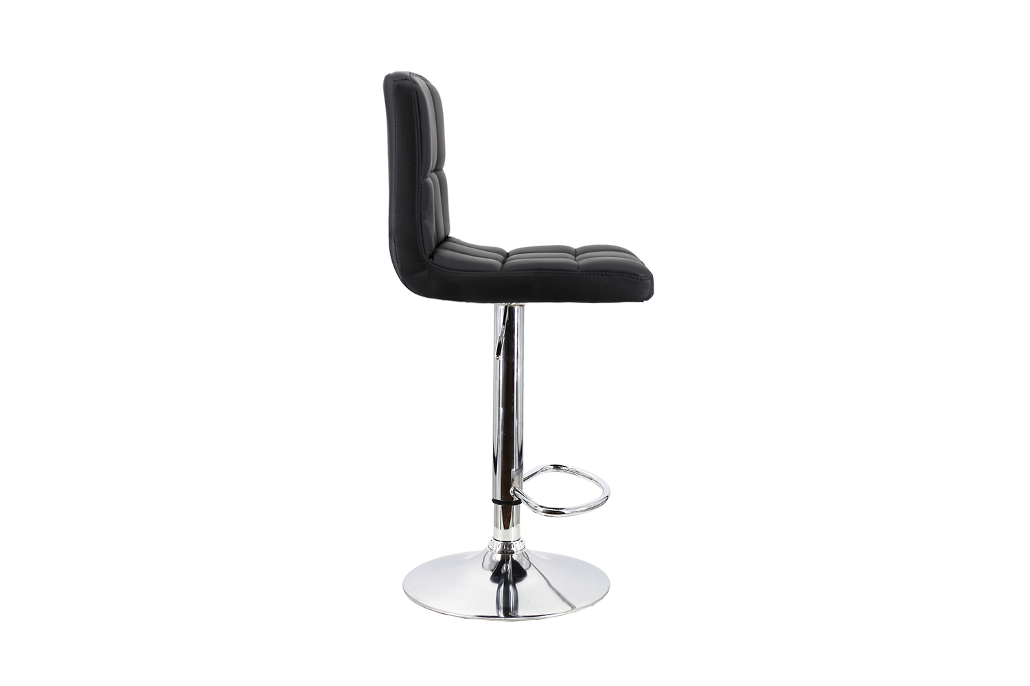 AKALI Adjustable Swivel Gas Lift Bar Stool (Black)-iFurniture-The ...