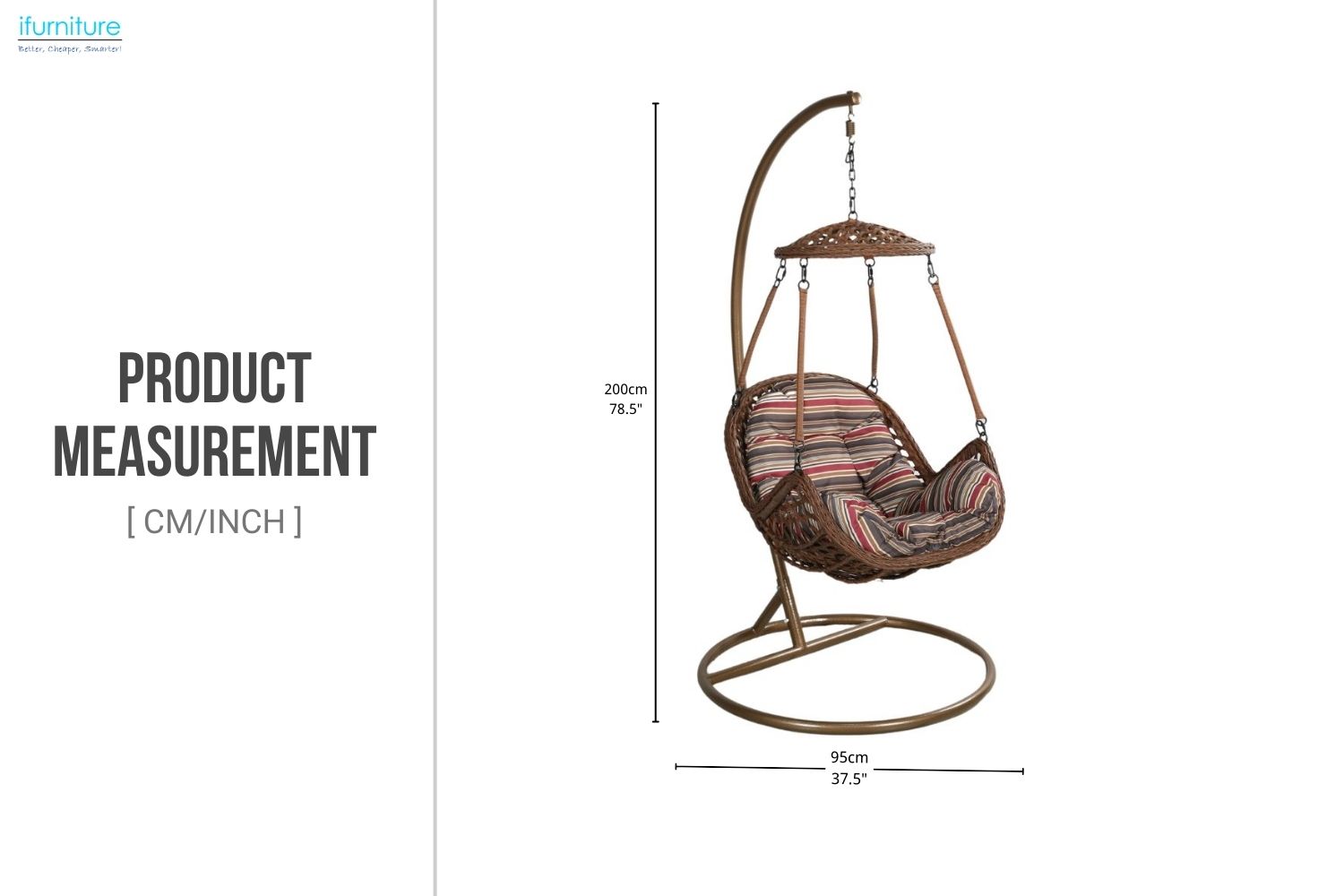 CHOPSTICK Outdoor Rattan Hanging Chair-iFurniture-The largest furniture ...