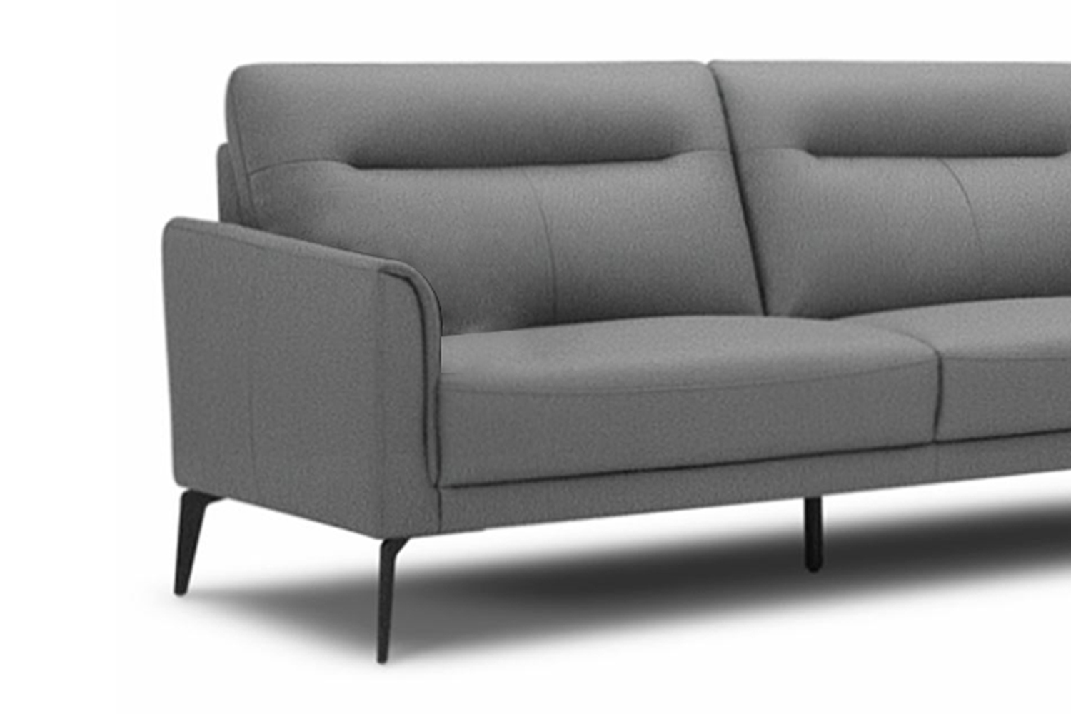 NAKALE Fabric 3 Seater Sofa (Gray)-iFurniture-The largest furniture ...