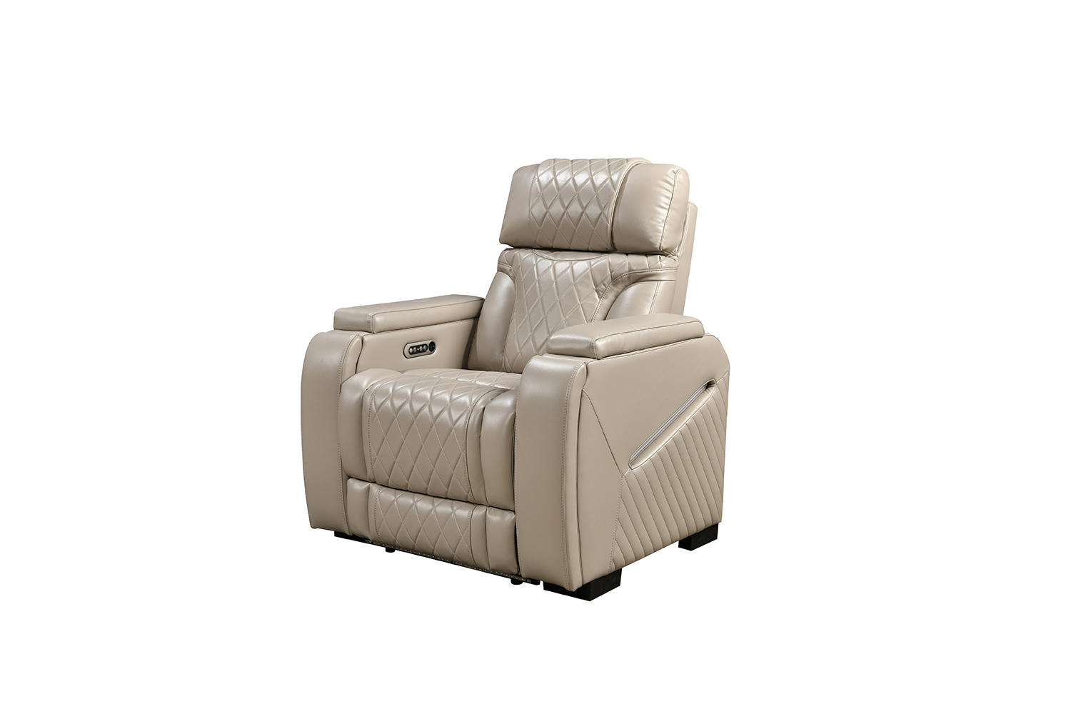 CALVIA Duo Motor Zero Gravity Adjustable Headrest Reclining Sofa Range with USB Port & LED ...