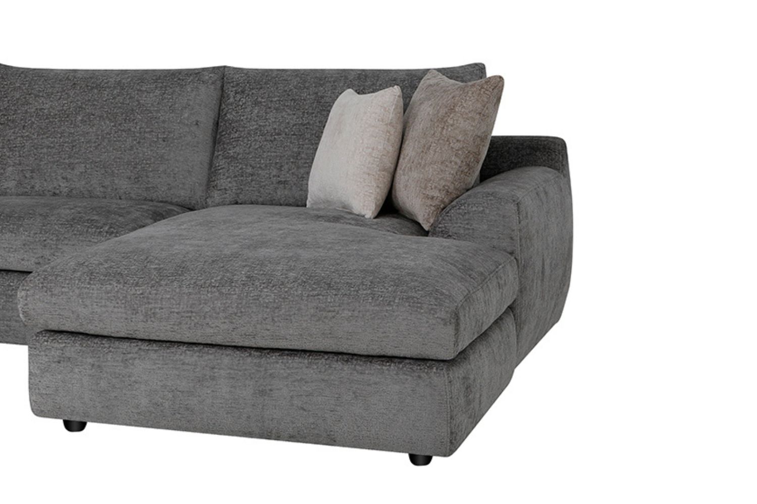 HAYVA Feather-Filled Fabric Sectional Sofa-iFurniture-The largest ...