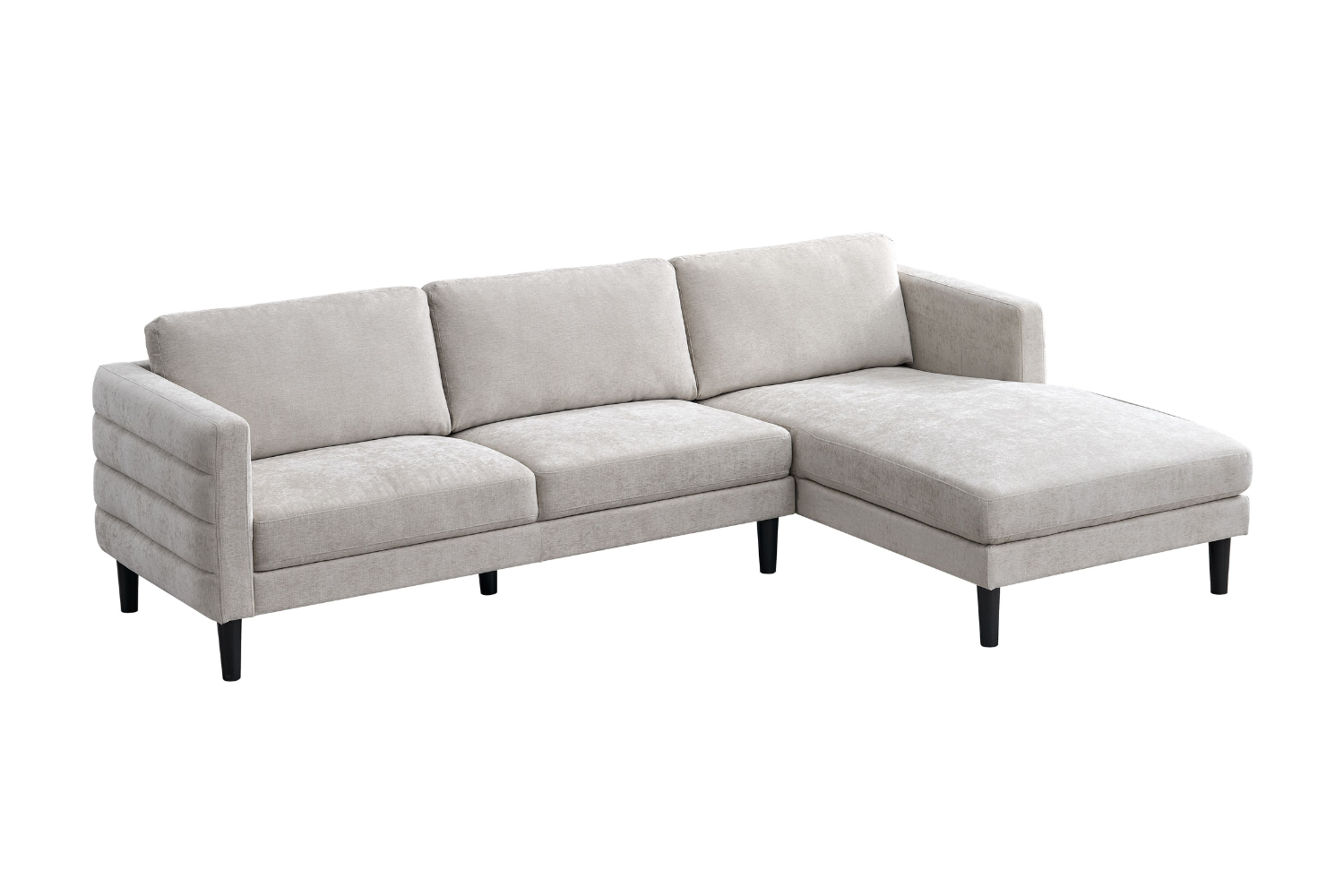 FINCH Sectional Sofa with Ottoman (Beige)-iFurniture-The largest furniture store in Edmonton ...