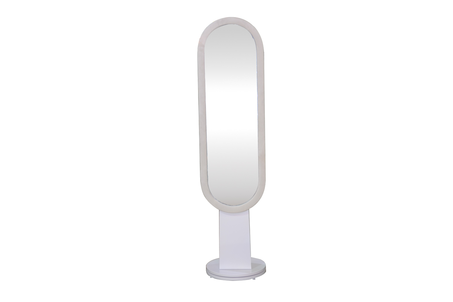 FAYLEN H67" Swivel Base Stand Mirror(Off-White)-iFurniture-The largest ...