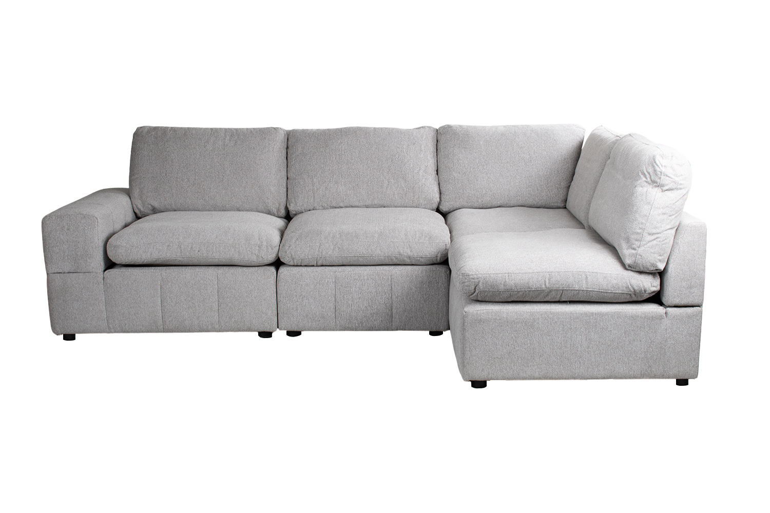 LUXEON Sectional Modular Sofa Range with Ottoman & Storage Console ...