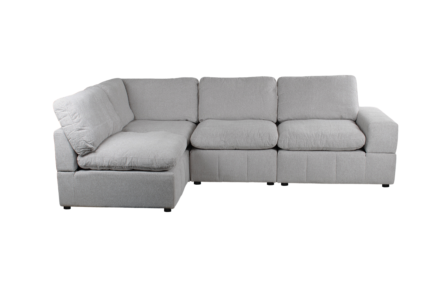 LUXEON Sectional Modular Sofa Range with Ottoman & Storage Console ...