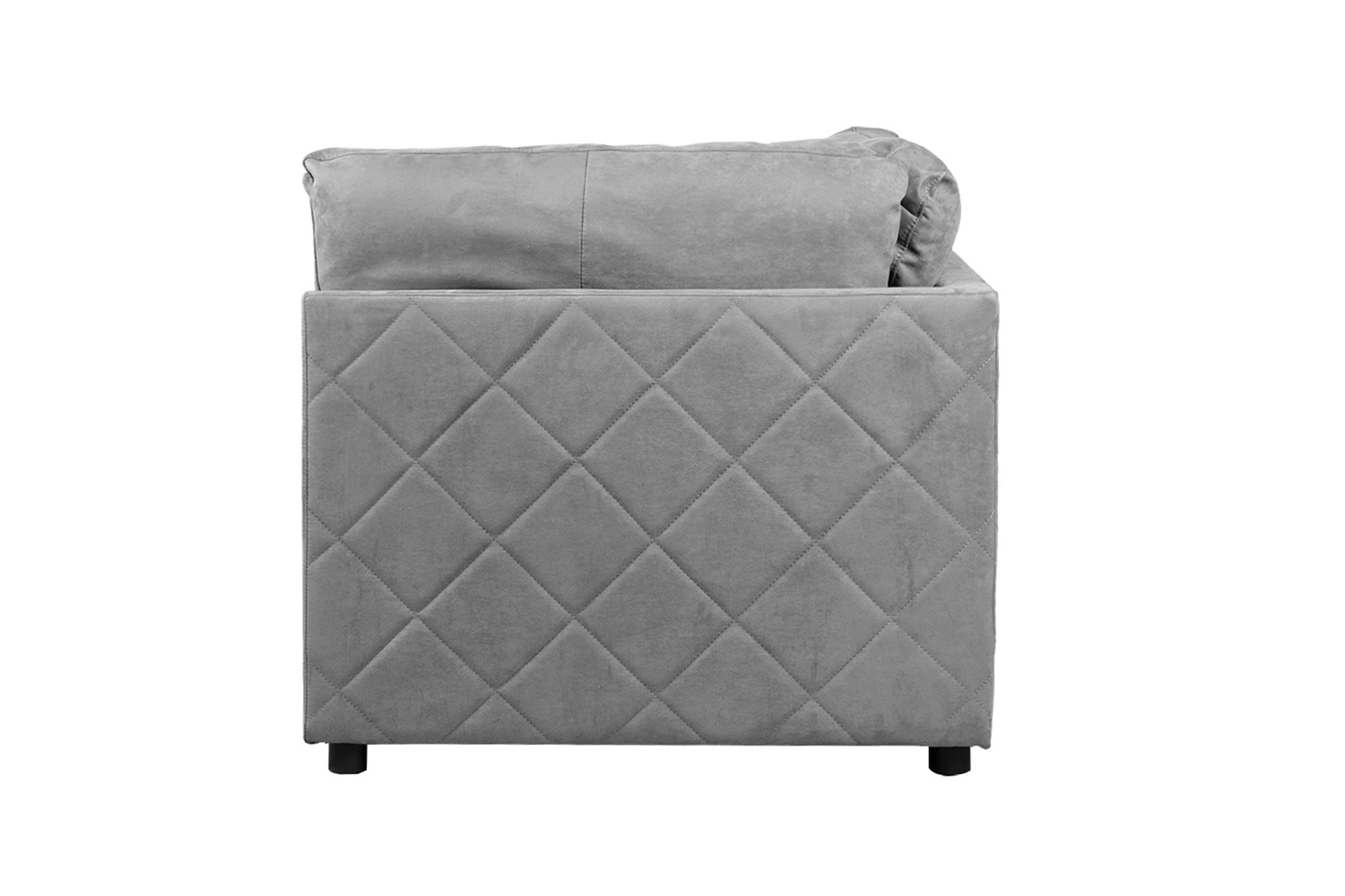 ASPECT Nappa Fabric Memory Foam Sectional Modular Sofa Range (Grey ...