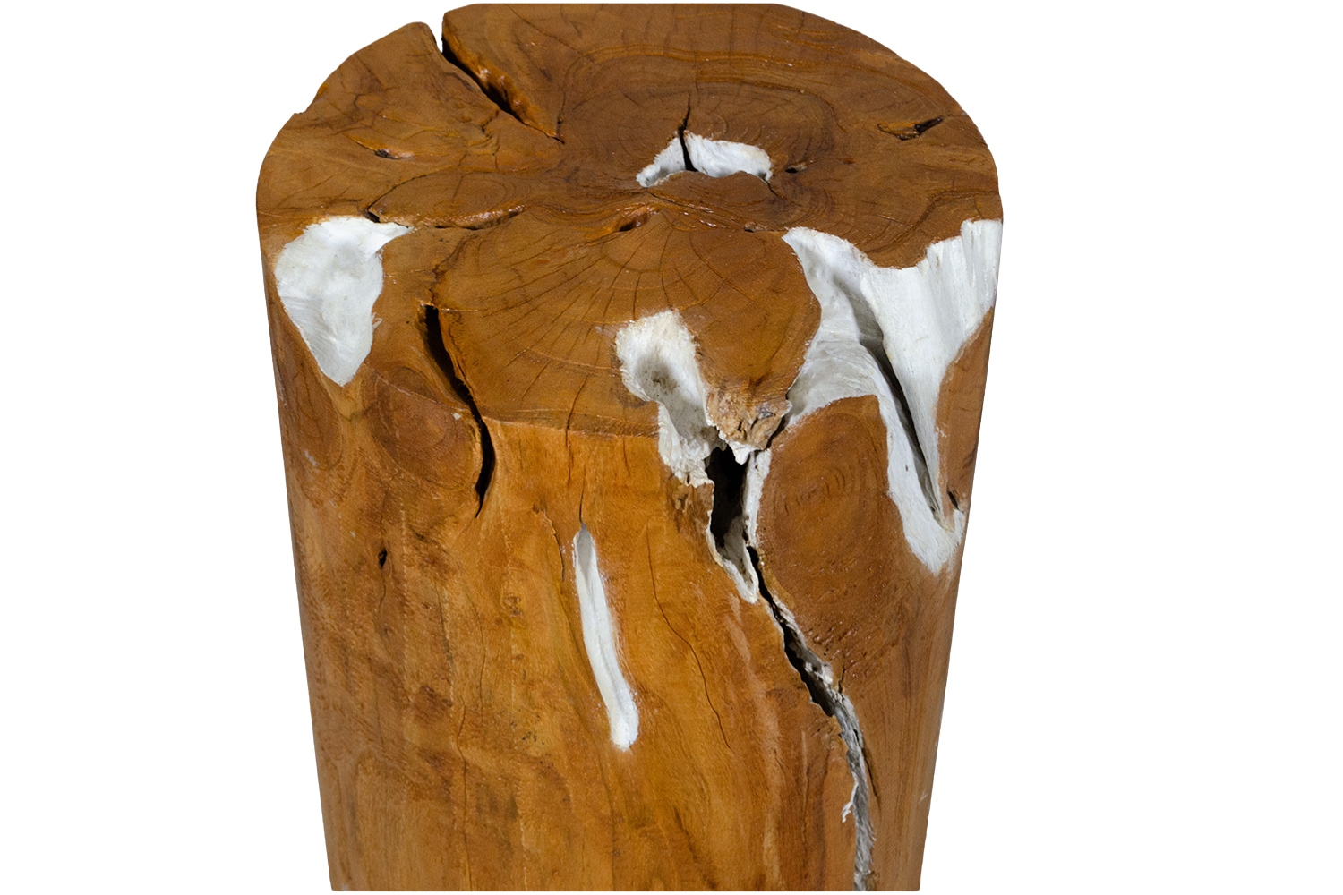 TAKARA Teak Root Cylindrical Stool-iFurniture-The largest furniture store in Edmonton, now ...
