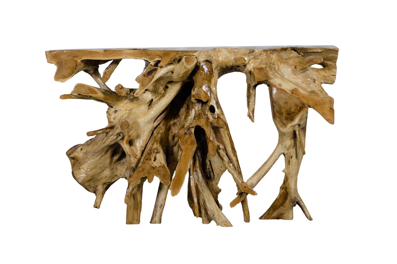 TAKARA 47" Handcrafted Teak Root Console Table-iFurniture-The largest ...