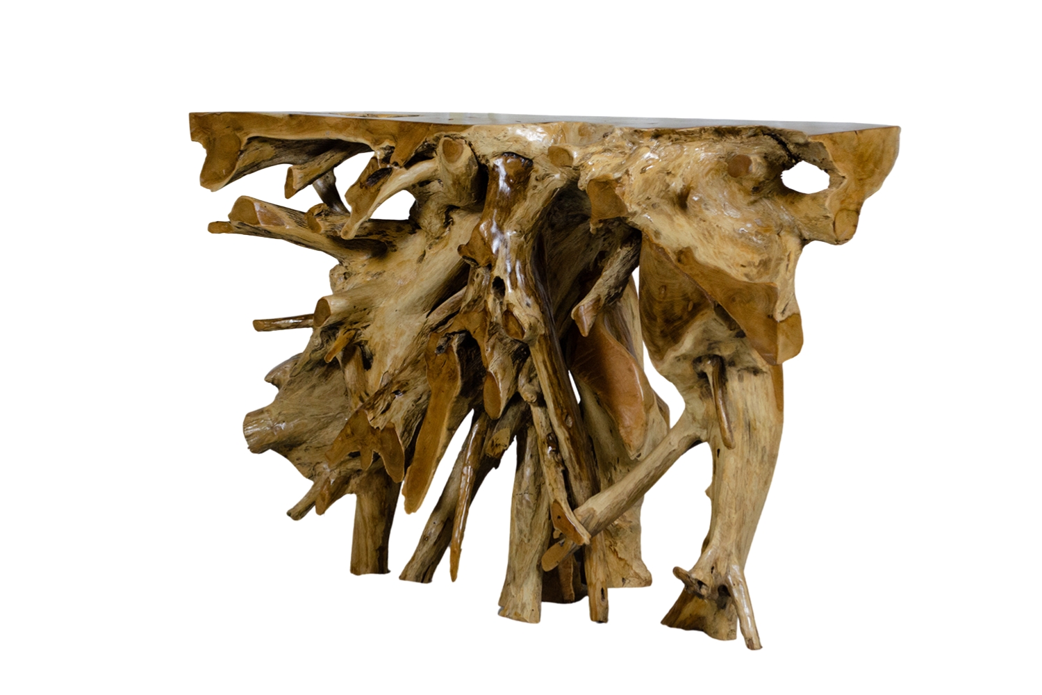 TAKARA 47" Handcrafted Teak Root Console Table-iFurniture-The largest ...