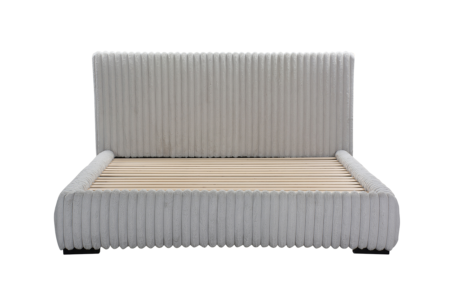 HILLSDALE Fabric Bed Frame(Grey) - Eastern King-iFurniture-The largest ...