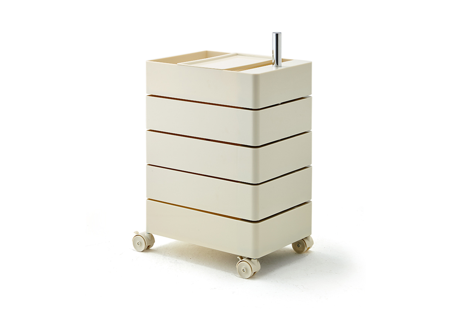 GALEN Rotating 5 Tier Utility Drawer Wheel Trolley (Multiple Colours ...