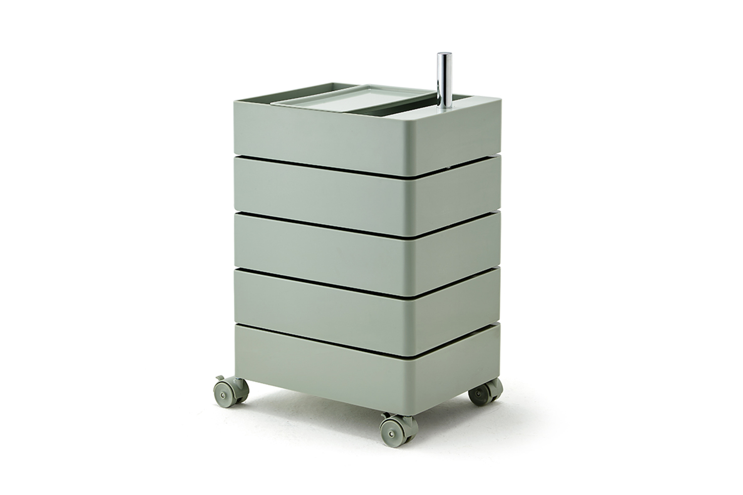 GALEN Rotating 5 Tier Utility Drawer Wheel Trolley (Multiple Colours ...