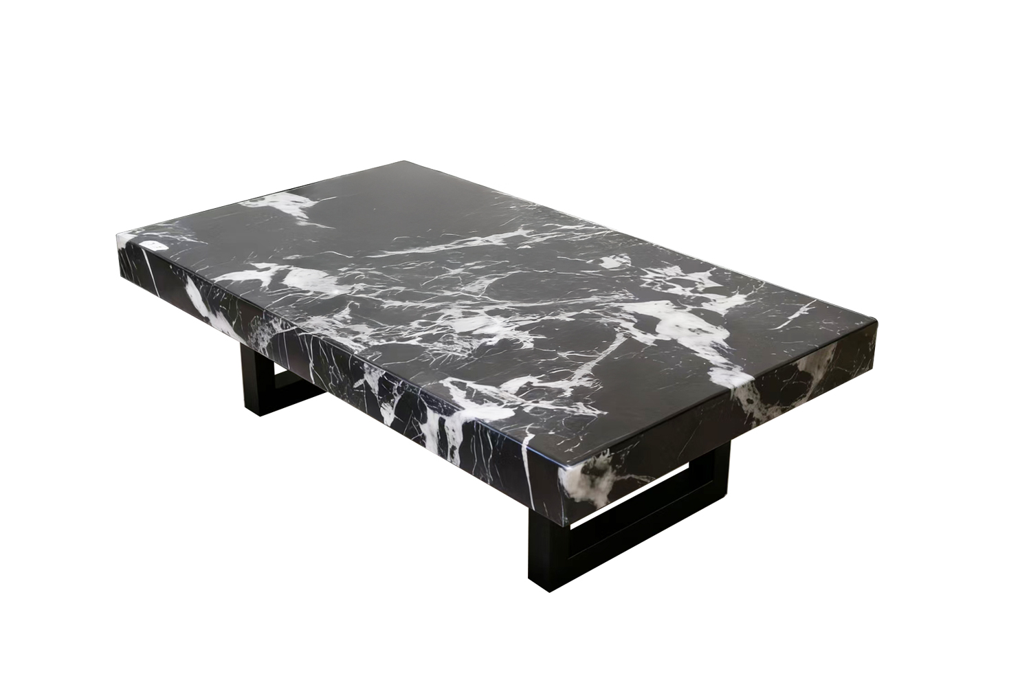 LUCIANO 140 Microcrystalline Stone Top Coffee Table (Dark)-iFurniture ...